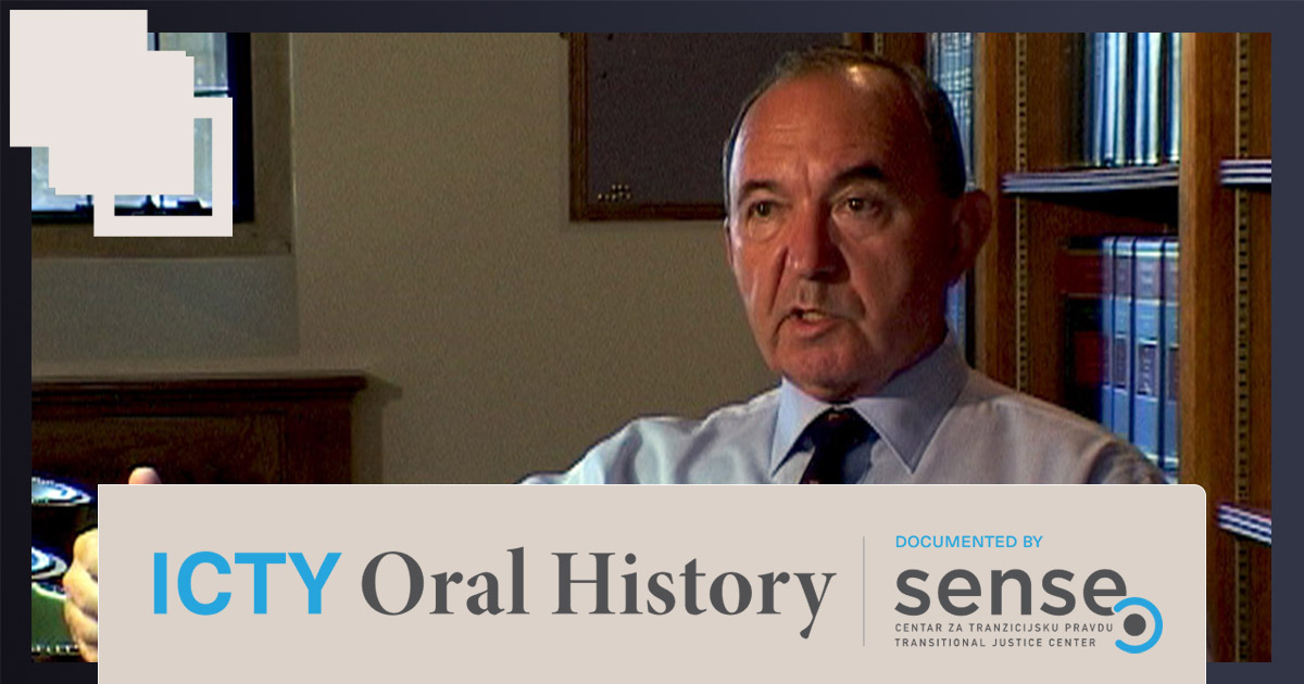 ICTY Oral History - Richard Goldstone